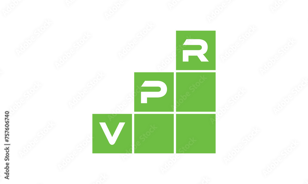 VPR initial letter financial logo design vector template. economics ...