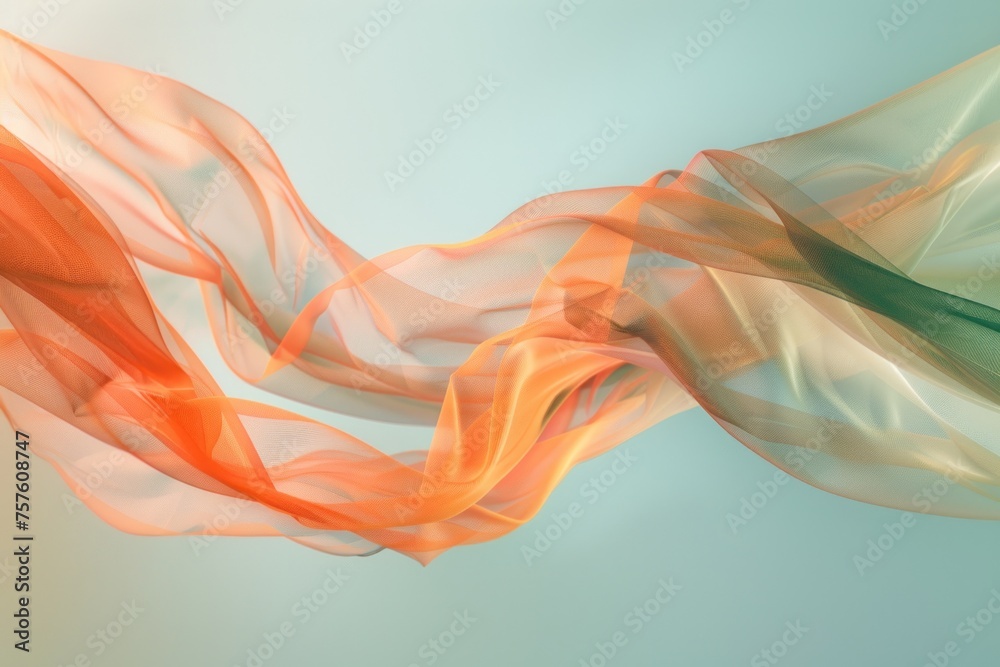 Abstract representation of time is passage using flowing gradients and ...