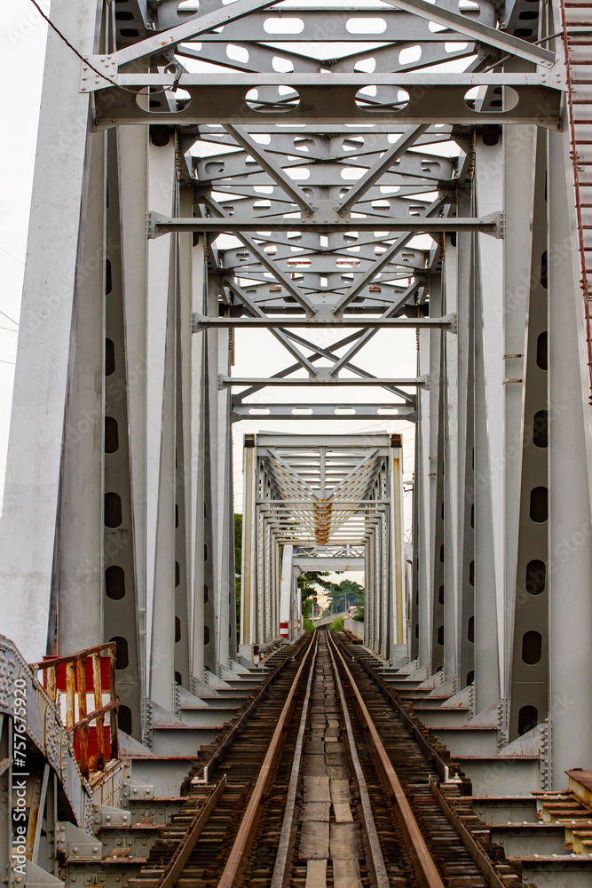 Old Binh Loi Railway Bridge In Ho Chi Minh City. This Bridge Was Built ...