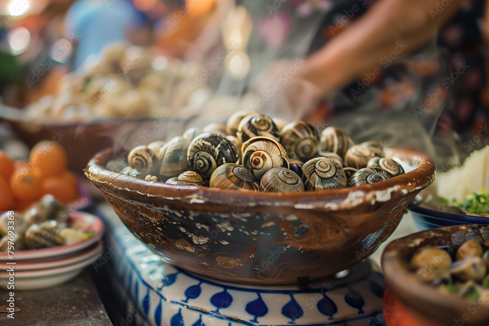 Postcard from Morocco: Fresh snailx escargots served from a street ...