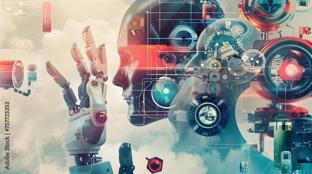 Introduction to AI Visualization": A visually rich collage showcasing ...