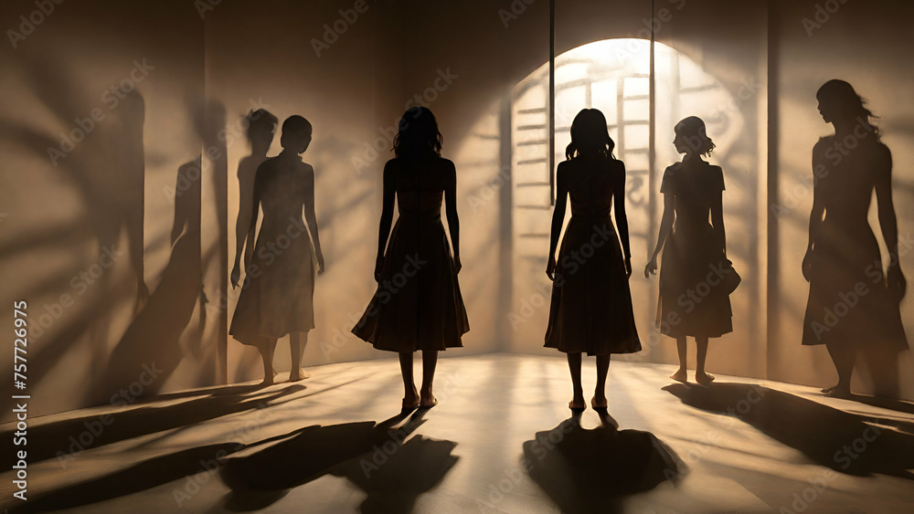 world of diverse shadow art, where each shadow tells a different story ...