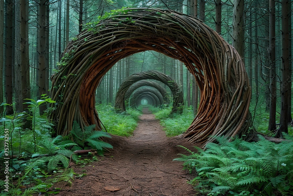 Arches, Bridges, and Church Entrances in Landscape, Exploring Medieval ...