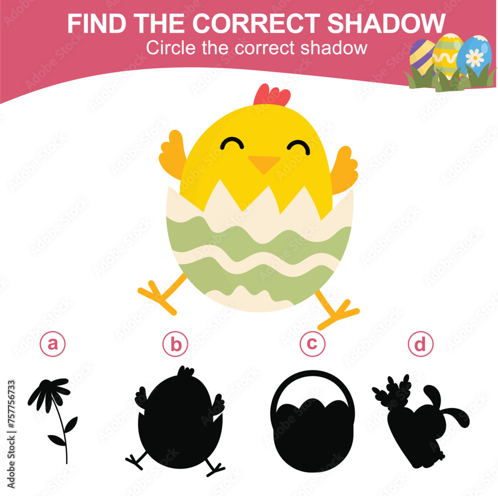 Find the correct shadow. Worksheet for kid. Matching shadow game for ...