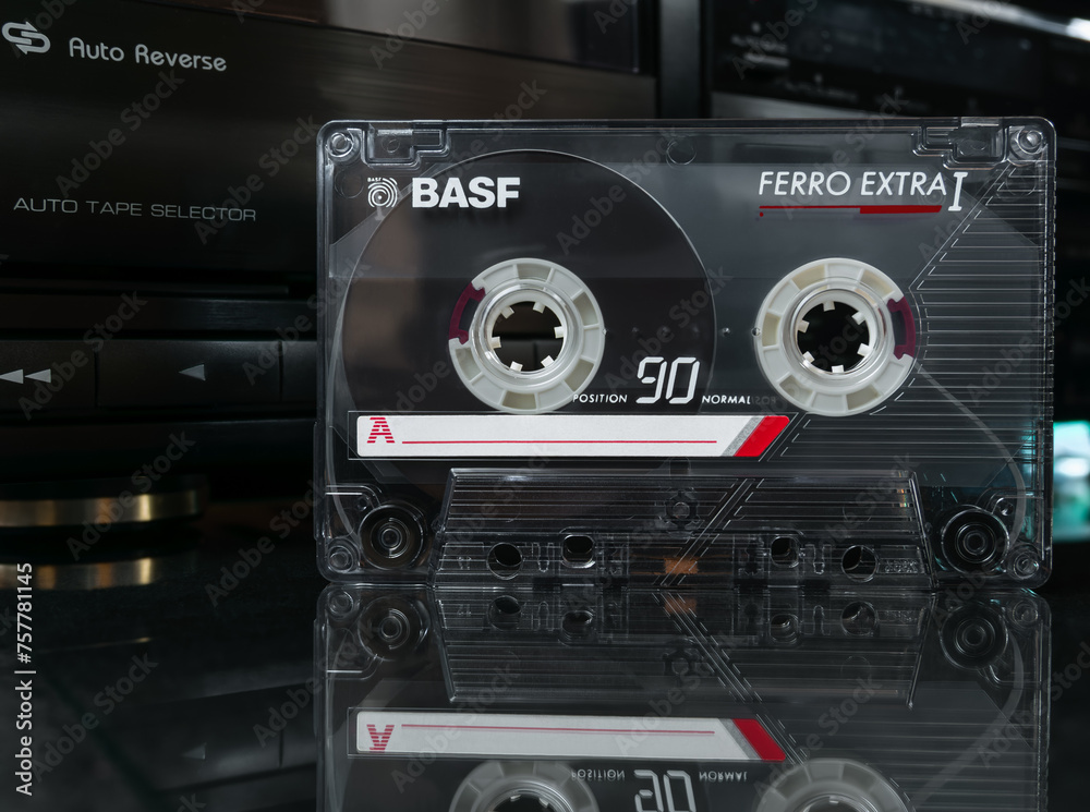 Audio cassette BASF Ferro Extra I (position normal) 90 minutes standing ...
