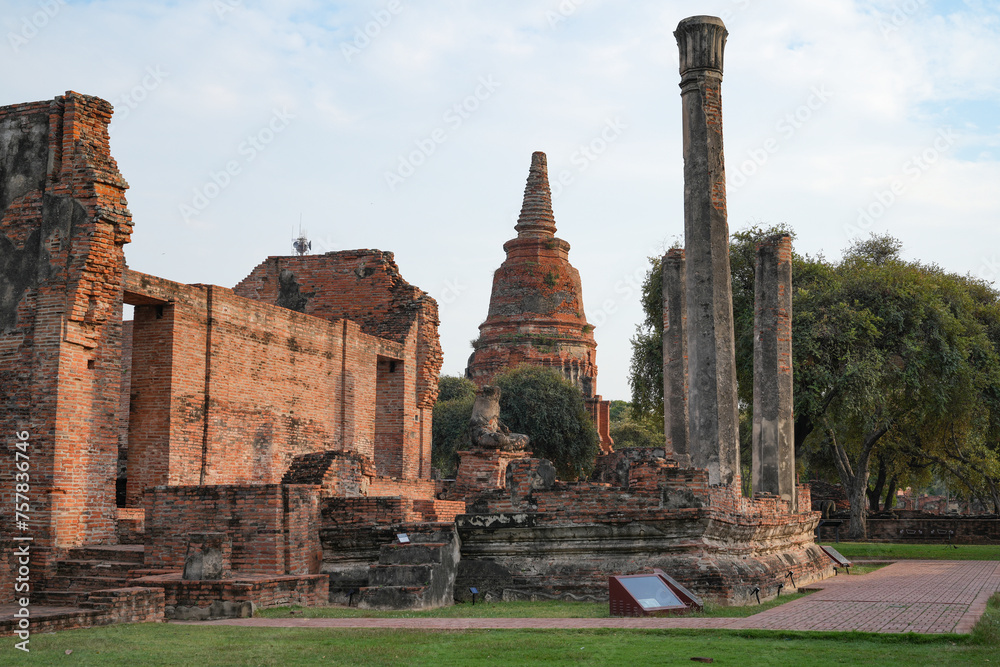 Wat Ratchaburana, Ayutthaya Province, Thailand, is the oldest temple ...