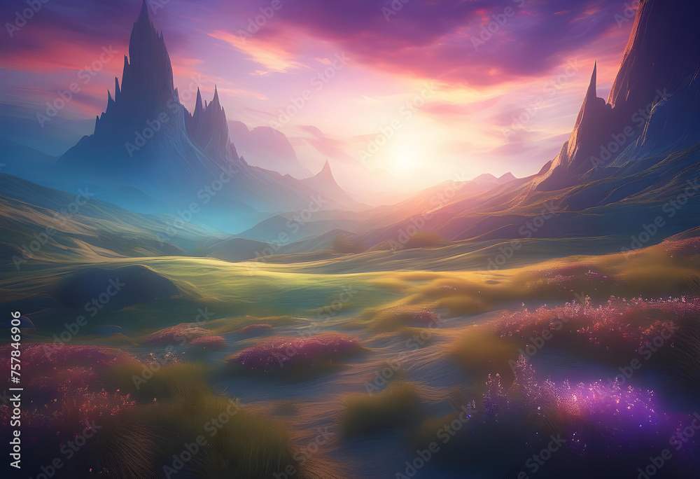 Low Fantasy Landscape, Landscape, Low Fantasy, Fictional, Dreamlike ...