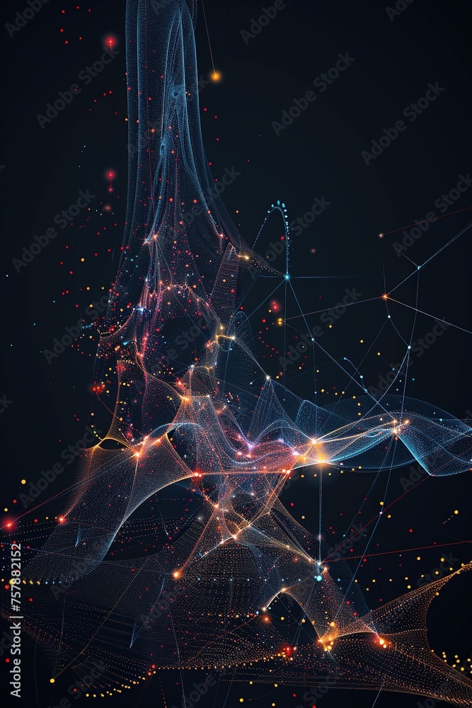 Abstract Data Visualization,Book Cover Insightful Data Visions - Unraveling Patterns and Trends ...