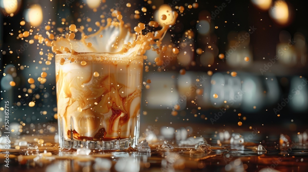 Iced coffee, refreshing indulgence for all seasons, a cool and ...