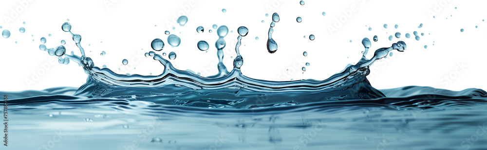 Dynamic water splash cutout, perfect for adding excitement and energy ...