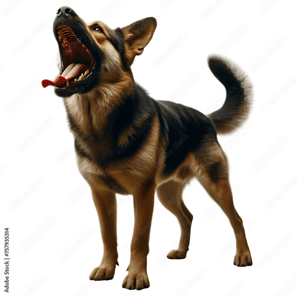 Energetic Barking Dog PNG Download: Realistic Image of Active Pet ...