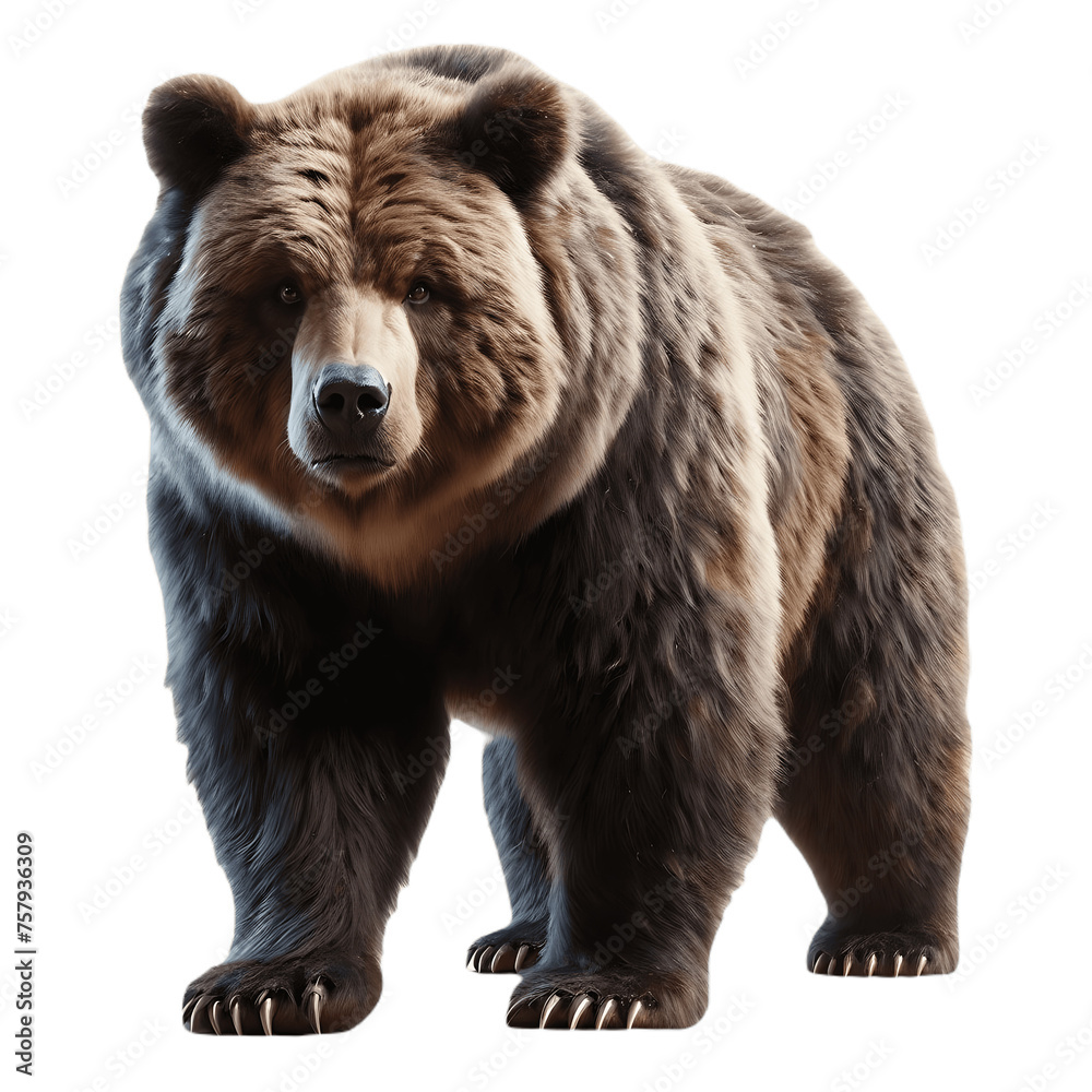 Magnificent Bear PNG: High-Quality Image of Majestic Wildlife Creature ...