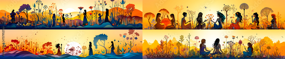 Beautiful and vibrant selection of plants. Spiritual and calming ...