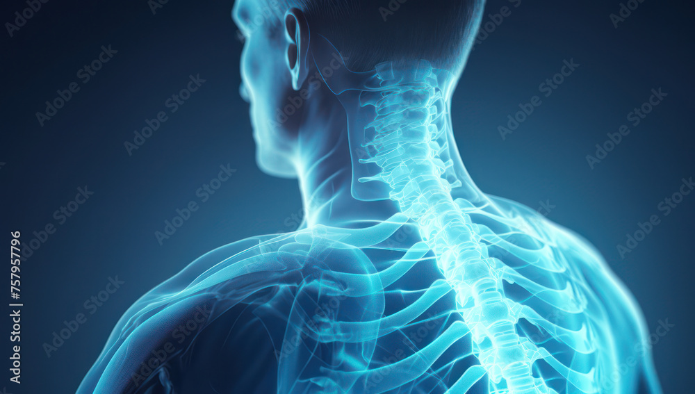Painful Anatomy: A 3D Illustration of Human Spine - Medical Examination ...