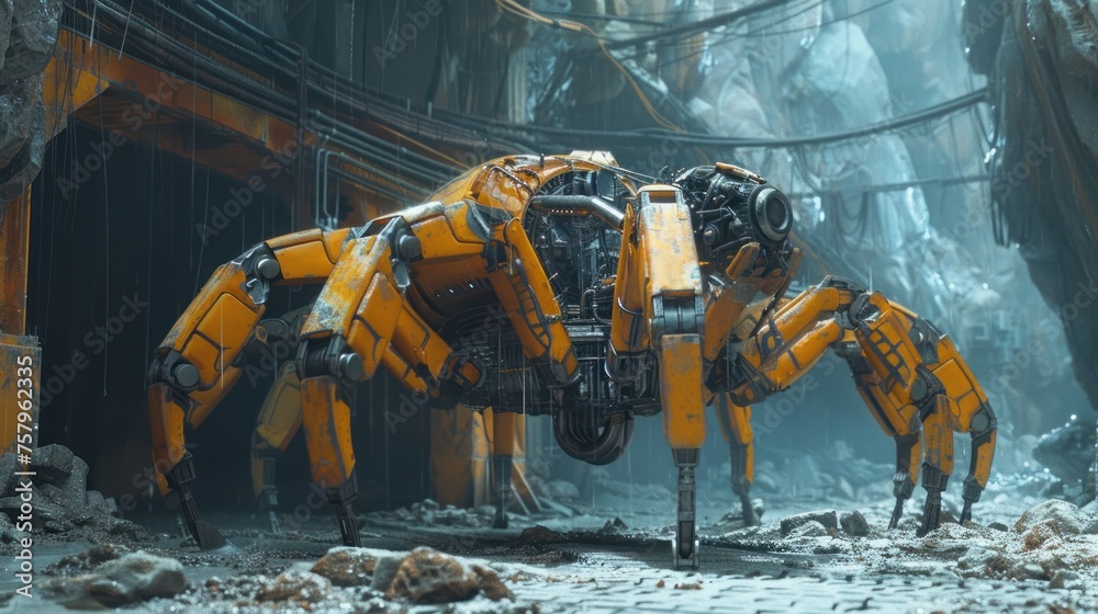 Heavy-Duty Construction Spiders Revolutionize Emergency Runway ...