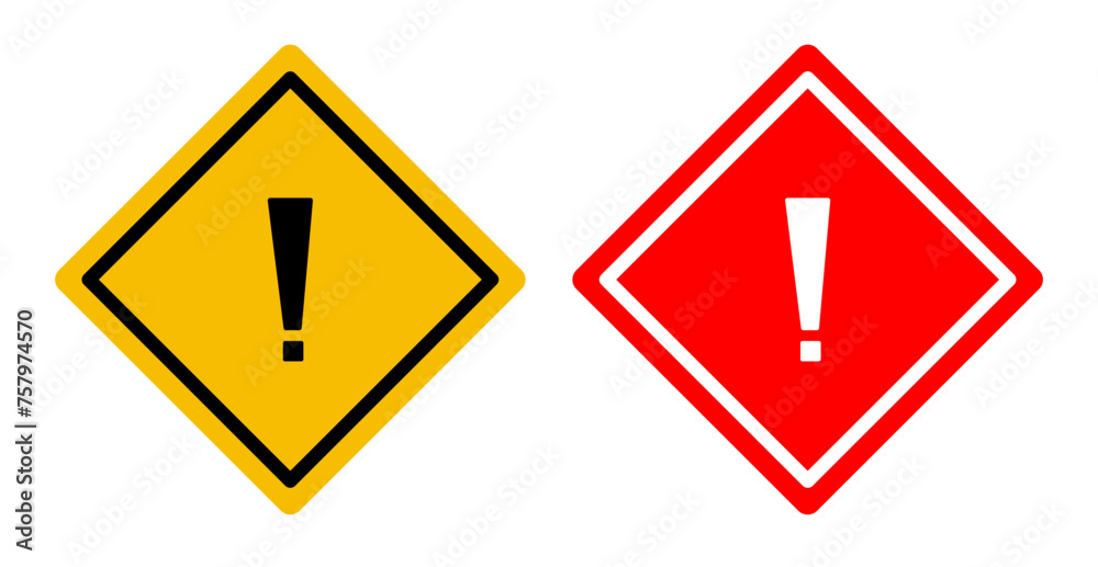 Danger Symbol with an Exclamation Mark. Icon for Security Alerts and ...