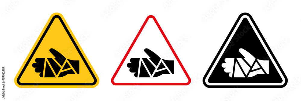 Hazardous Chemical Burn Warning. Sign Indicating Skin Contact Dangers ...