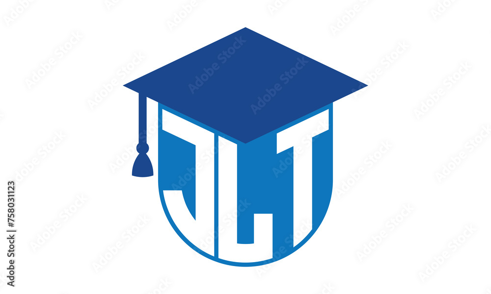 JLT initial letter academic logo design vector template. school college ...