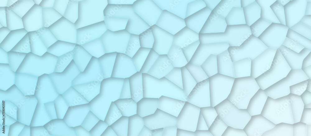 blue stains broken glass tile background textrue. geometric pattern ...