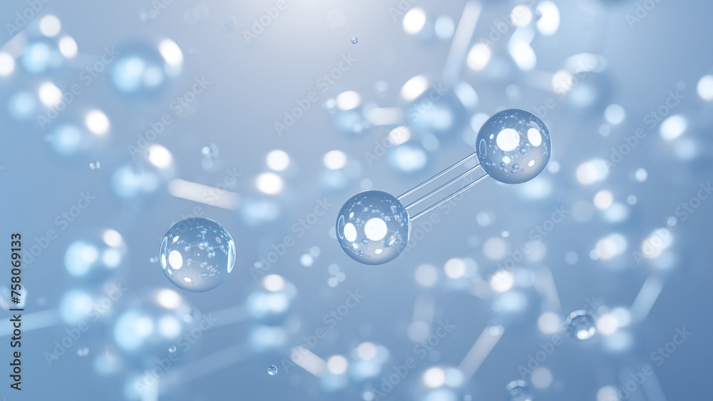 potassium cyanide molecular structure 3d, flat model, colorless salt ...
