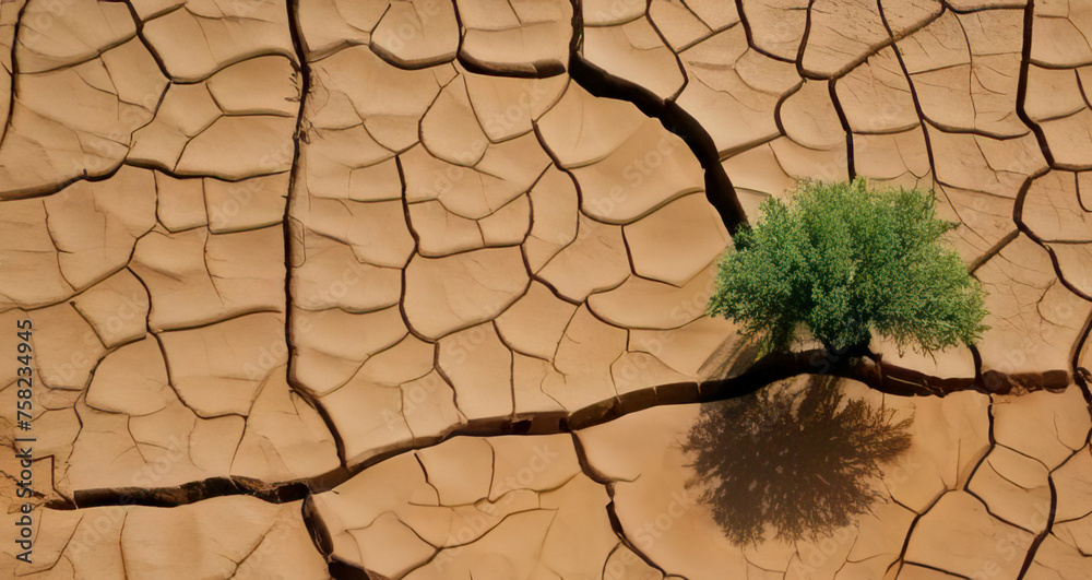 Effects of climate change including desertification and droughts in dry ...