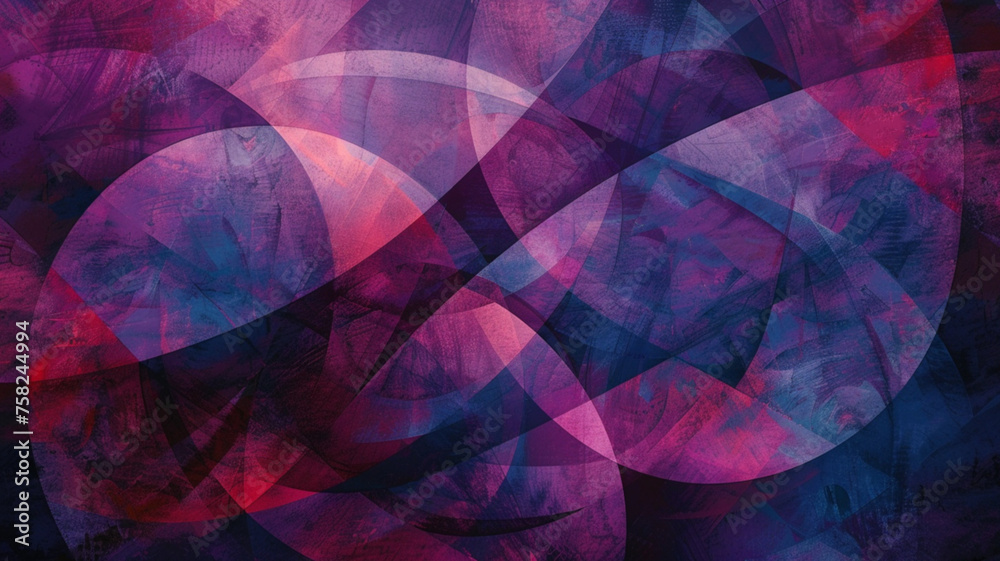 geometric pattern, abstract background, gradient blue and purple ...