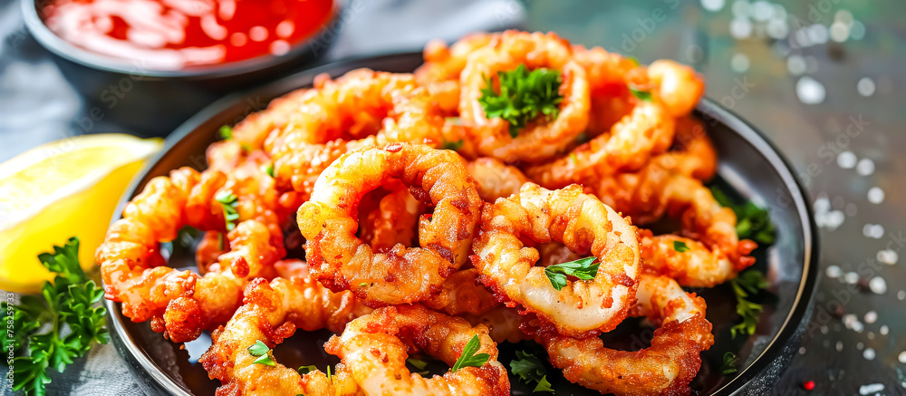Calamari fritti is a popular Italian appetizer made with tender rings ...