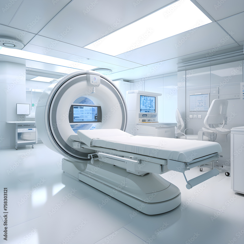 Advanced Computed Tomography (CT) Scanner in a Modern Medical ...