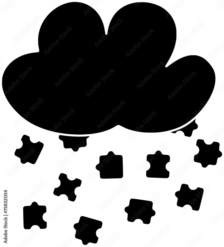 education illustration awareness silhouette health logo puzzle icon ...