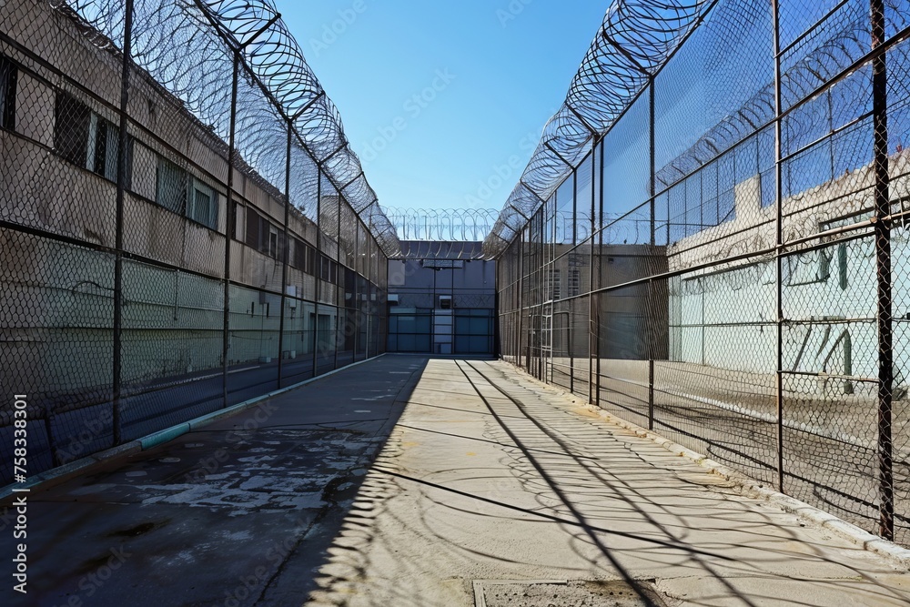 Surrounded by high walls and fortified with razor-wire fences, the ...