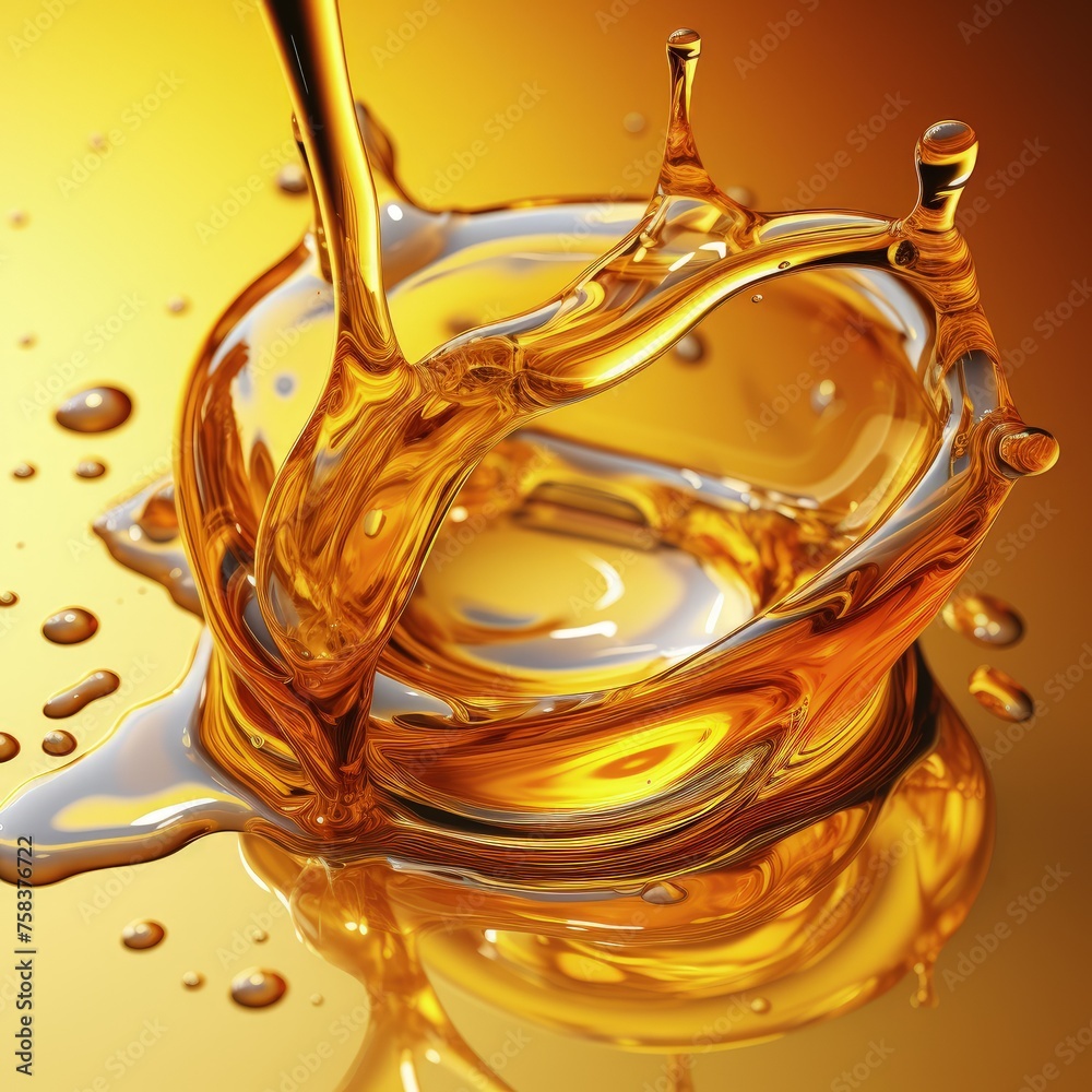 Motor oil in the mechanism of a car engine: care for durability and ...