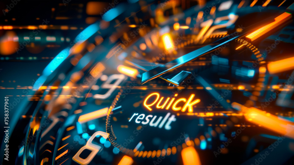 Timepiece hands align on 'Quick Result', an emblem of punctuality and ...