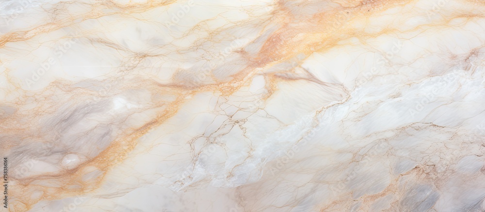 This close up reveals the intricate pattern of a marble texture ...