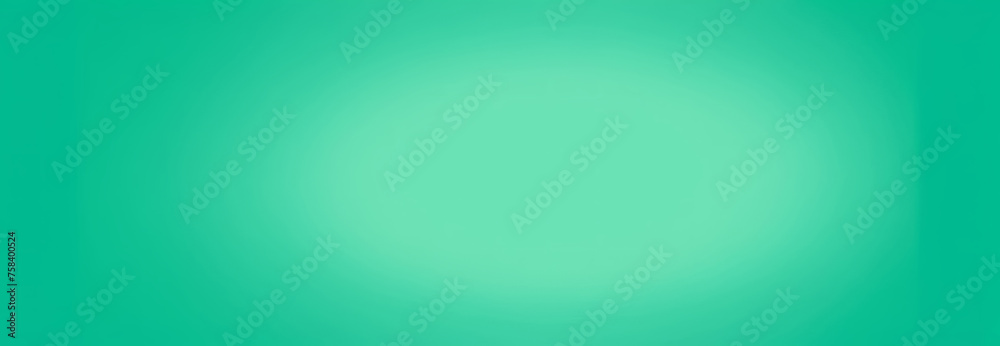 Abstract clean background, mint color gradient, wide panoramic pastel ...