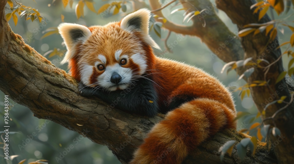 A gallery of photorealistic red pandas, their whimsical faces and ...