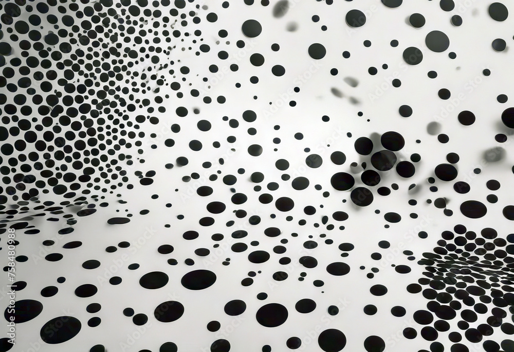 Hand drawn black dots on white background stock illustrationSpotted ...