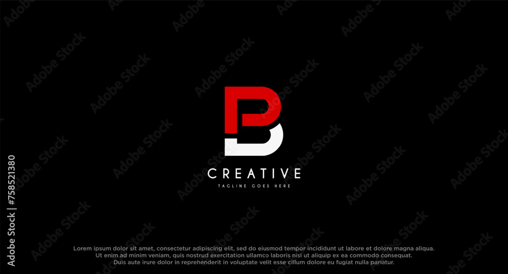 Initial letter PB logo design vector inspiration. Stock Vector | Adobe ...