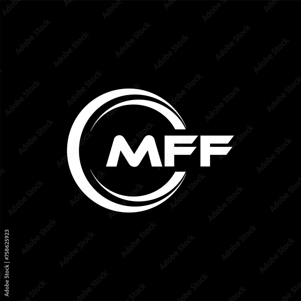Vetor de MFF Logo Design, Inspiration for a Unique Identity. Modern ...