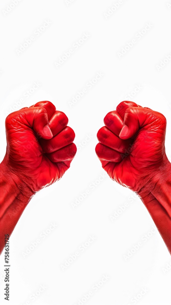 Twin emoji fists in red, a simple yet profound symbol of digital age ...