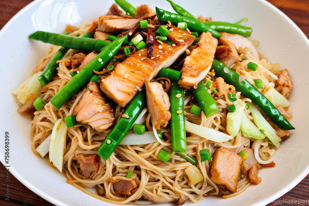 Filipino Pancit Bihon is a dish that originates from China. These are ...