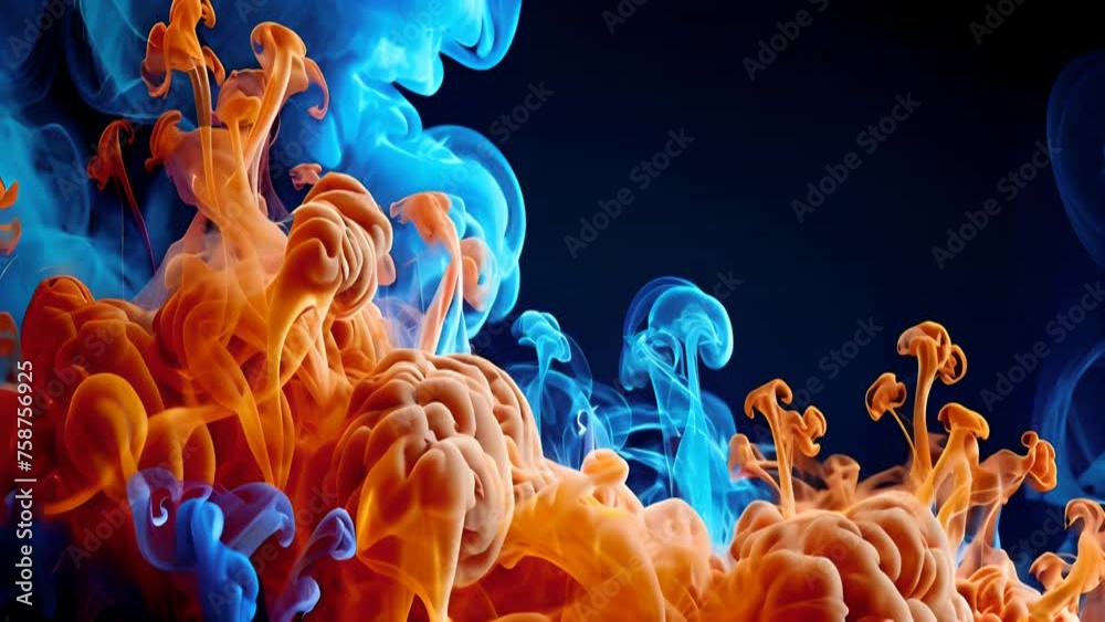 A vibrant depiction of synaptic activity, resembling a jungle of ...