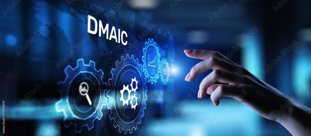 DMAIC Define Measure Analyze Improve Control Industrial business ...