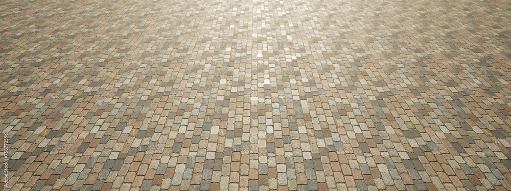 Concept or conceptual solid background of colorful pavement texture ...