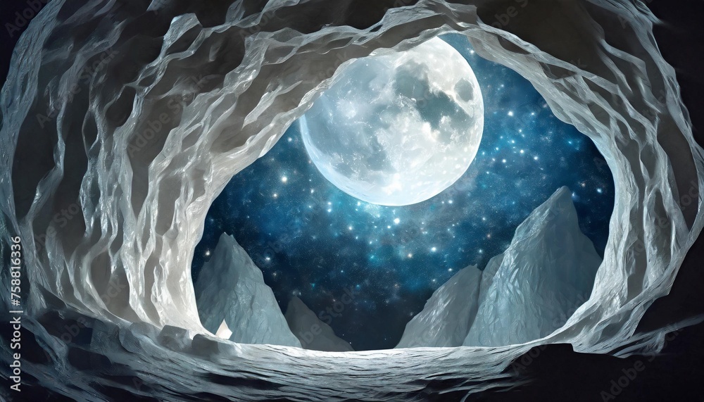 beneath a double moon s silver glow crystalline caves conceal portals ...