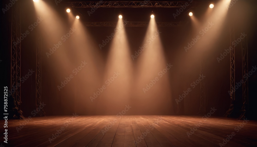 immerse yourself in an ethereal world empty dark stage transformed with ...