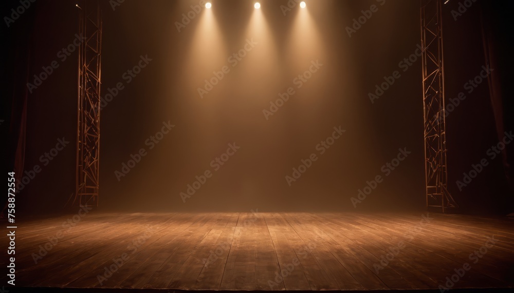 immerse yourself in an ethereal world empty dark stage transformed with ...