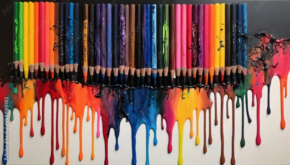 Melted Crayons Wallpaper Lady Melting Crayons – Pattern Crew