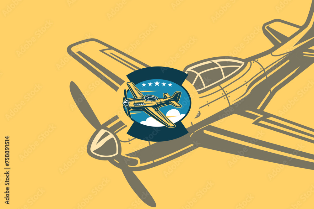 The "Sky Riders Flying Club" logo conveys an image of grace and courage ...
