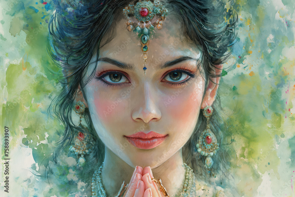 Hindu goddess Parvati. Also known: Gauri, Kali, Durga, Bhavani. The ...