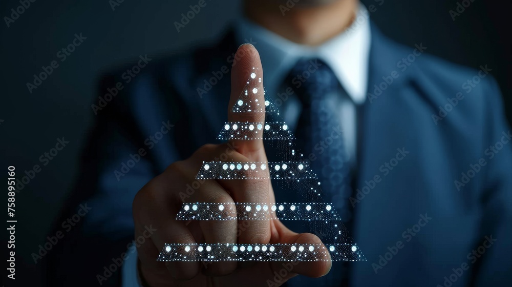 Management of corporate and processing hierarchy. Business process and ...